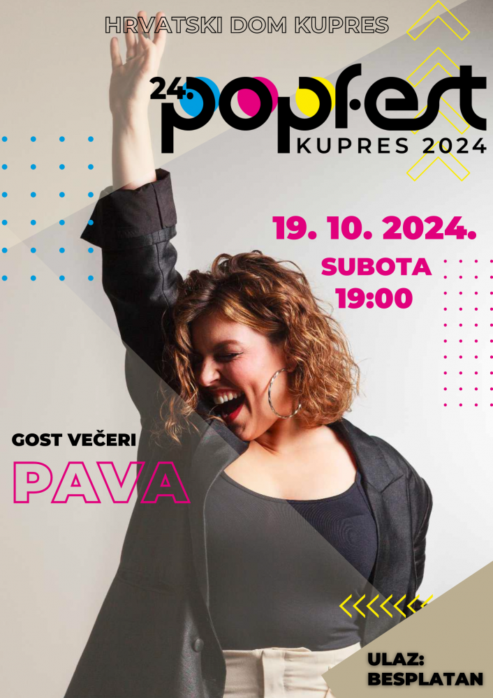 Hrvatski dom Kupres: Veselimo se najaviti gošću na 24. festivalu ...